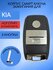 Корпус смарт ключа зажигания для Kia с 3 кнопками, лезвие HYN10R