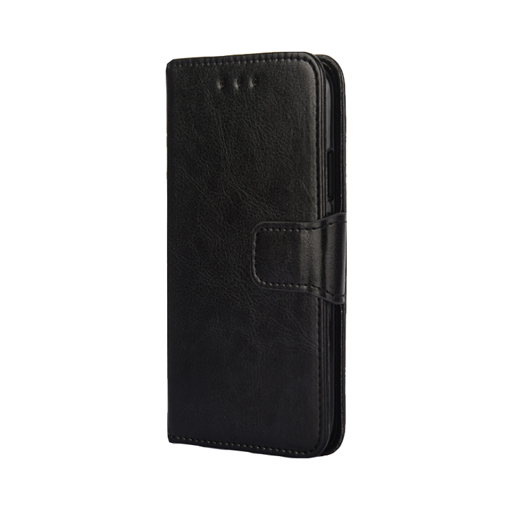 Чехол-книжка Чехол. ру для ZTE Blade V9 из импортной искусственной кожи с подставкой застежкой и визитницей черный