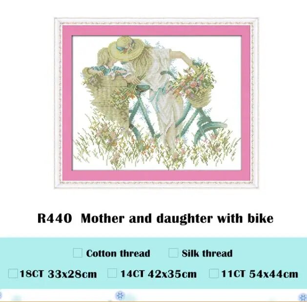 Набор для вышивки крестом Dreamfounder Девушка с лошадью