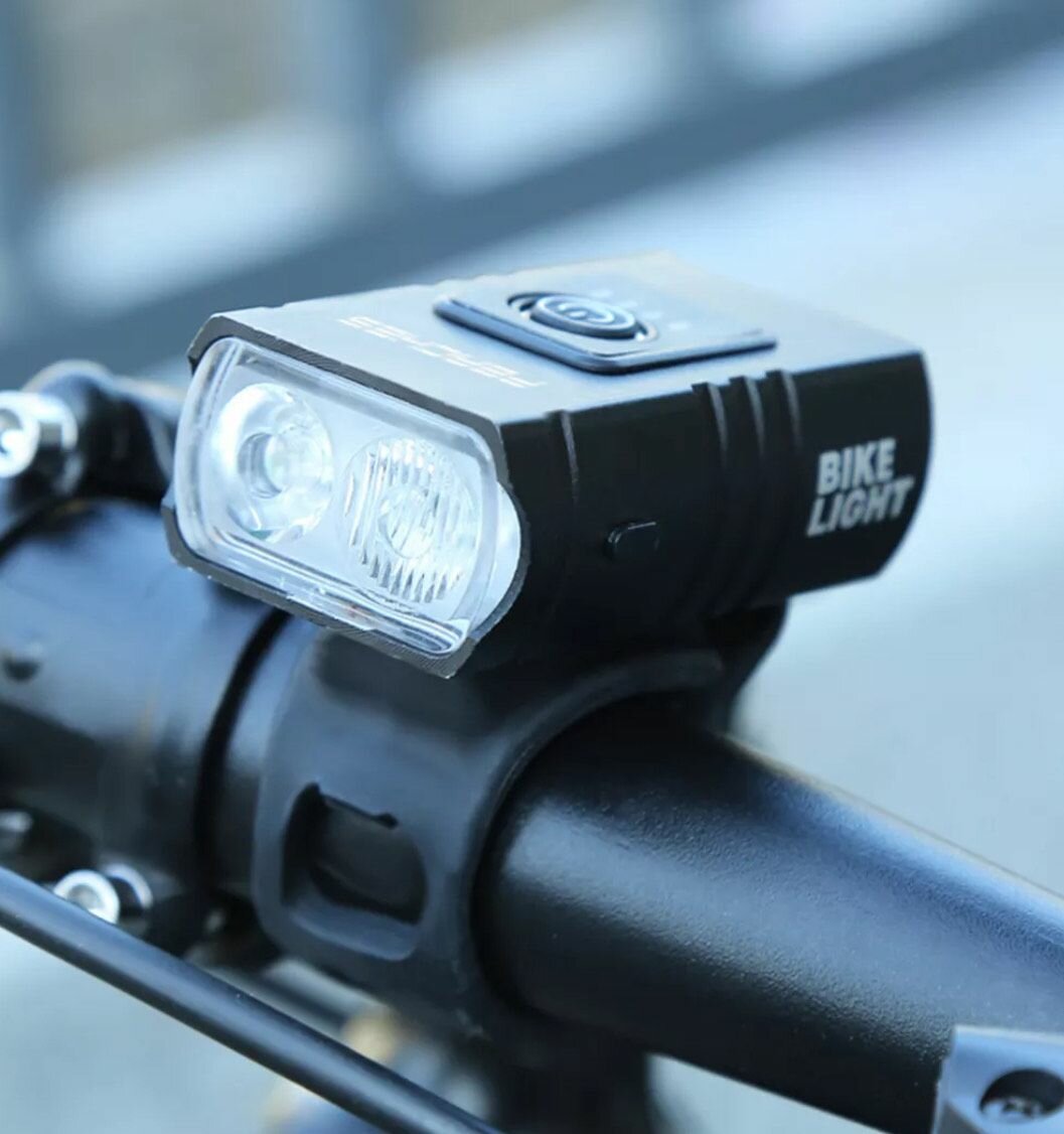 Велофонарь диодный BK02 T6 500Lm USB