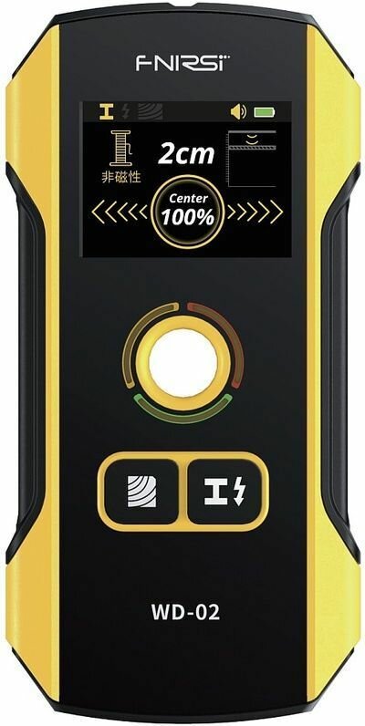 Портативный металлоискатель, детектор скрытой проводки FNIRSI WD-02