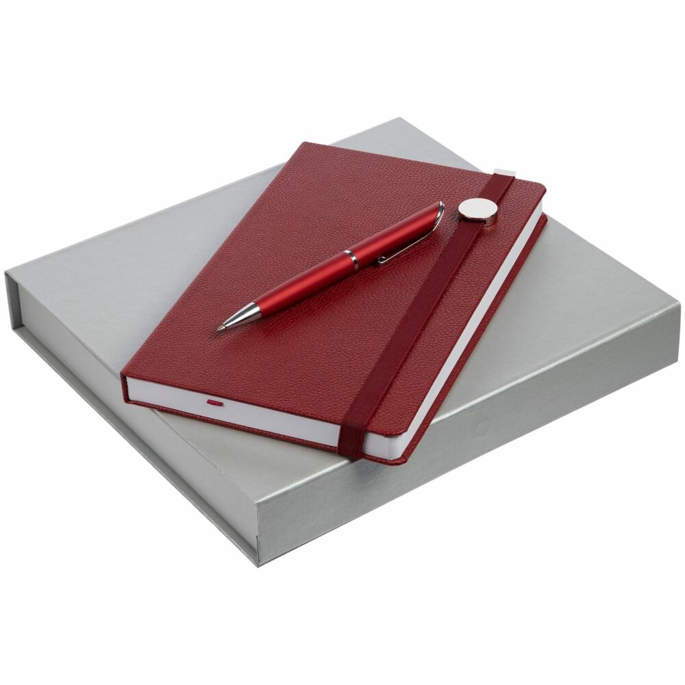 Набор Nova, красный, 24х21,3х3,5 см, искусственная кожа; картон; пластик