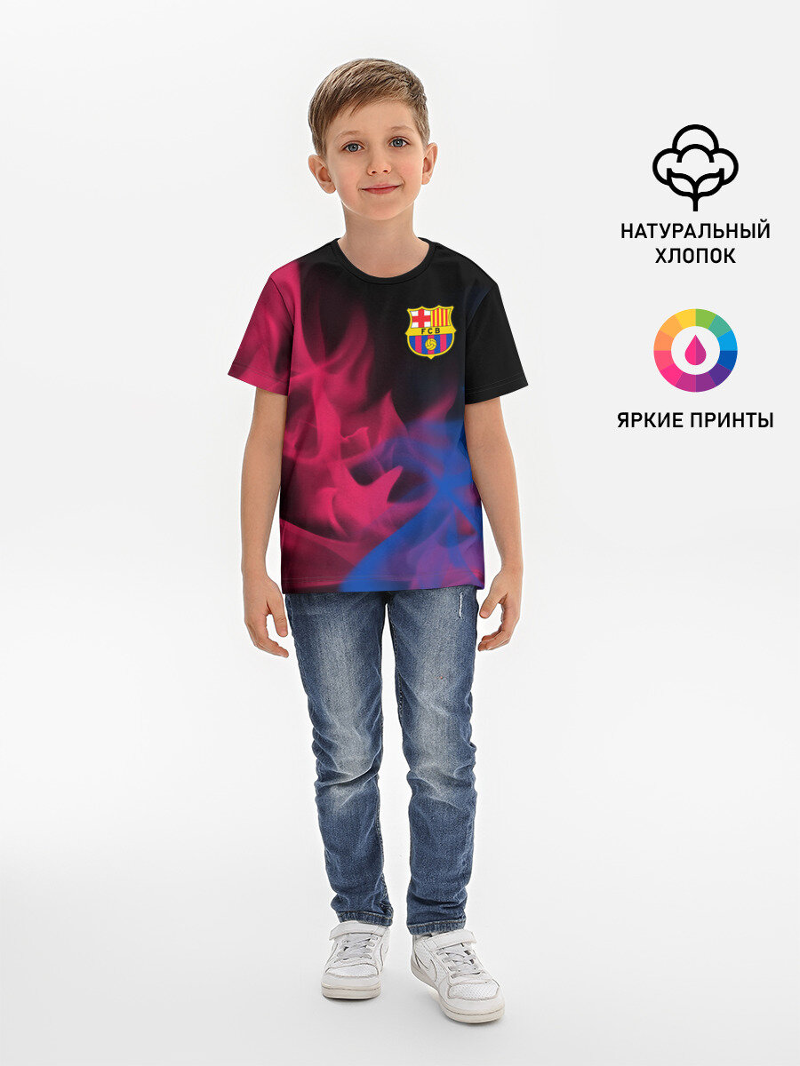 Футболка хлопковая детская BARCELONA / БАРСЕЛОНА