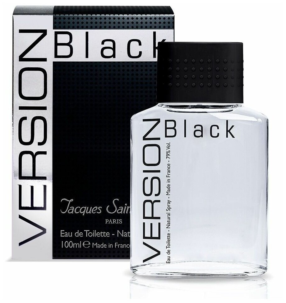 Туалетная вода Ulric De Varens Version Black, мужская, древесный аромат, 100мл
