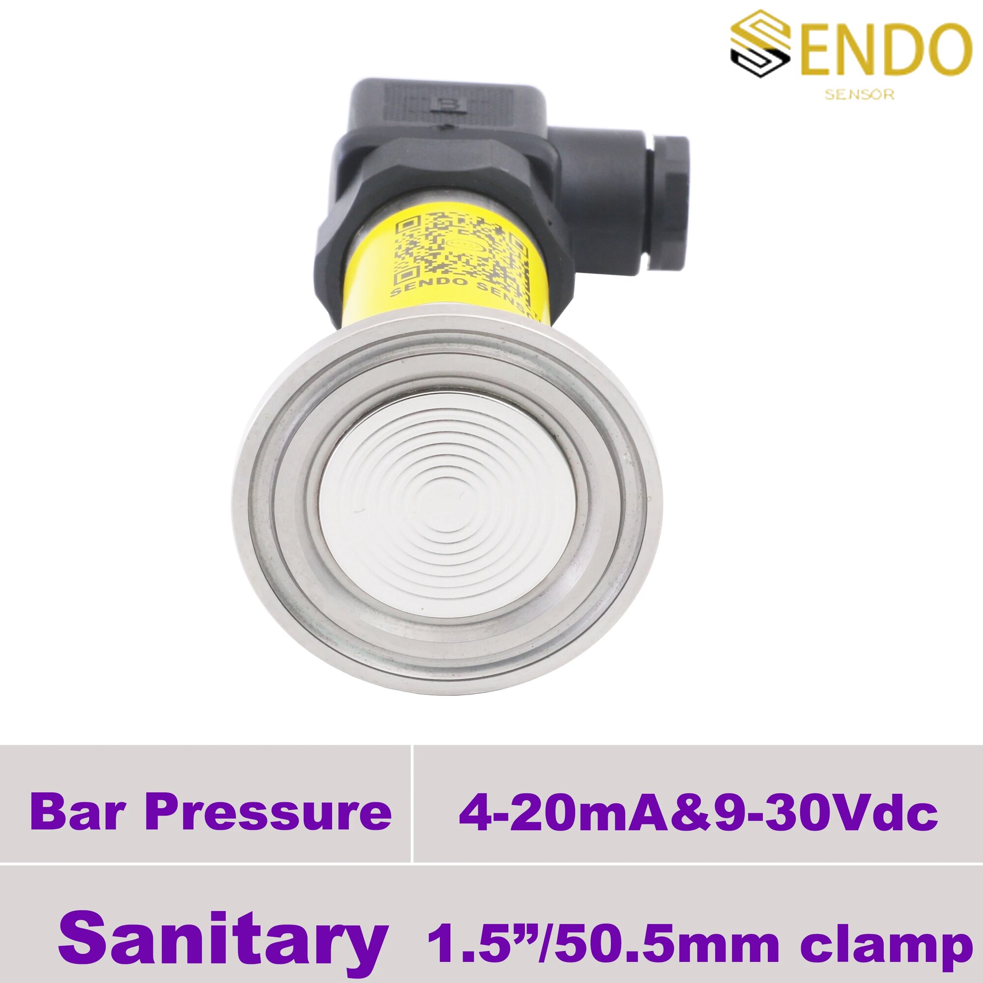 Датчик давления SENDO 0-10bar, 4-20mA, Sanitary 1.5"