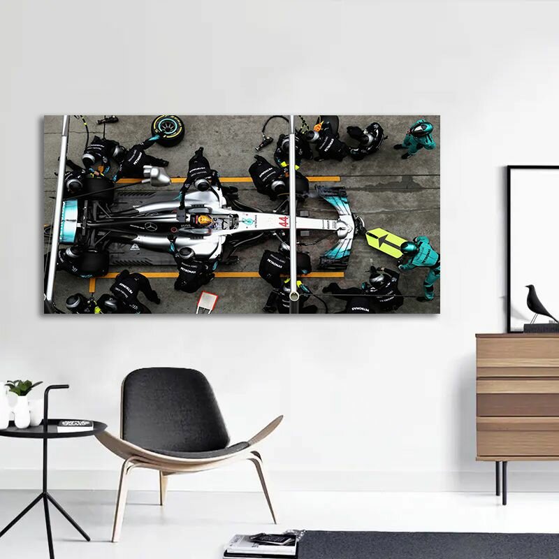 Картина ВсеКартины. Тут "Стильные авто", 40x80 см, на подрамнике, дерево, холст, принт