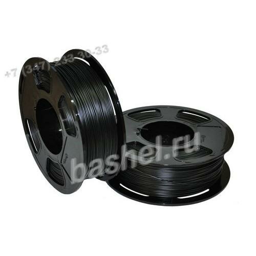 Пластик для 3D принтера GF PETG Черный (Anthracite) 1,75 мм. 1 кг, Geek Filament