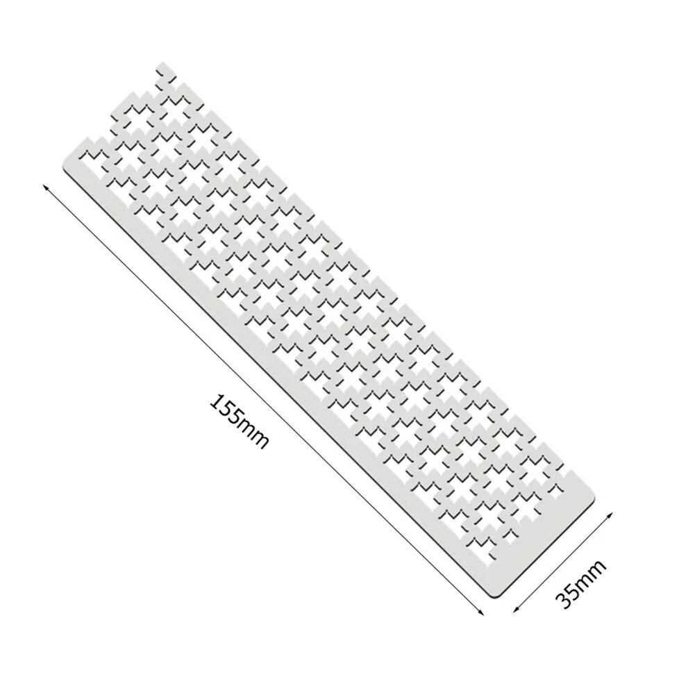 Линейка для алмазной живописи Dispaint Белый, A 30mm