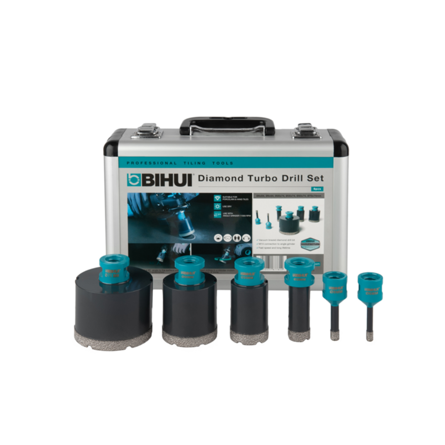 Набор 6, 8, 20, 35, 50, 70 мм для УШМ BIHUI DBDMK6