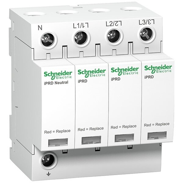 Schnieder Electric Ограничитель перенапряжения (УЗИП) T2 iPRD 40, 40kA 350В 3П+N (арт. A9L40600)