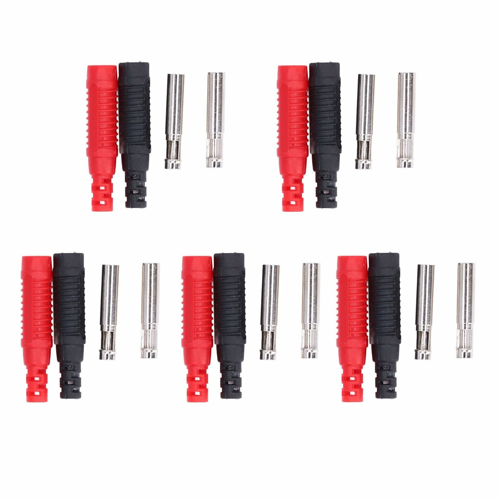 30V-60VDC Латунная банановая штекерная розетка, 5 комплектов изолированных защитников