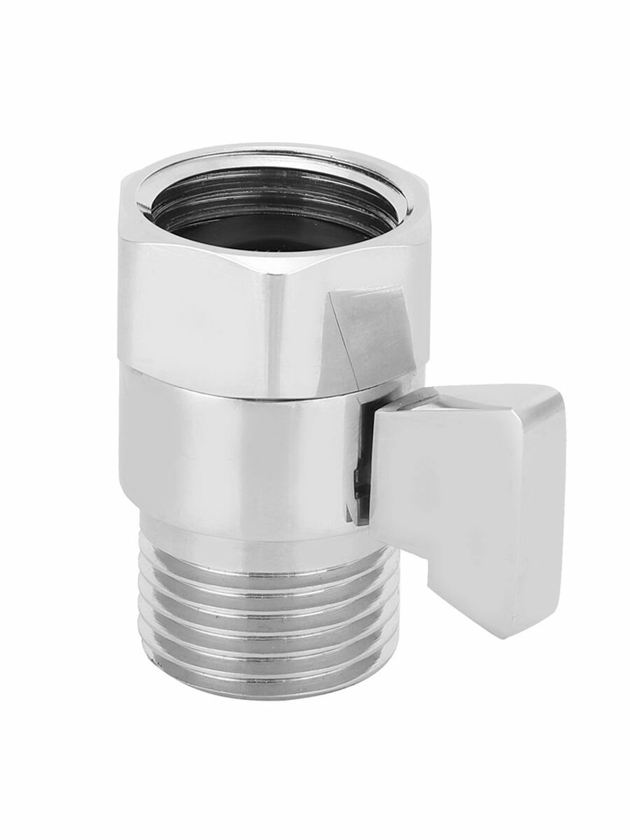 1/2-дюймовый G1/2-дюймовый регулирующий клапан для душевой насадки, запорный клапан для экономии воды при низком давлении воды, коррозионностойкая латунная подача душа