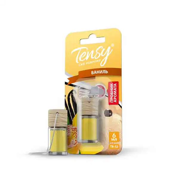 TENSY TB-52 (TB52_TY) ароматизатор tensy подвесной жидкость бутылочка блистер ваниль\
