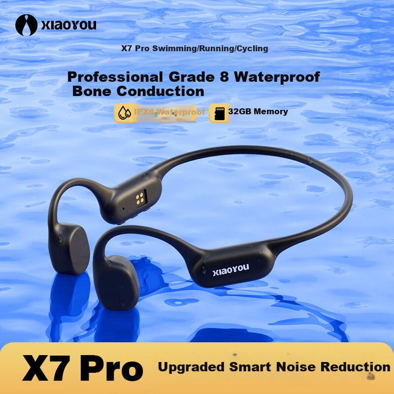 Беспроводные наушники Xiaoyou Bone Conduction Headphones X7 Pro, цвет Phantom Black
