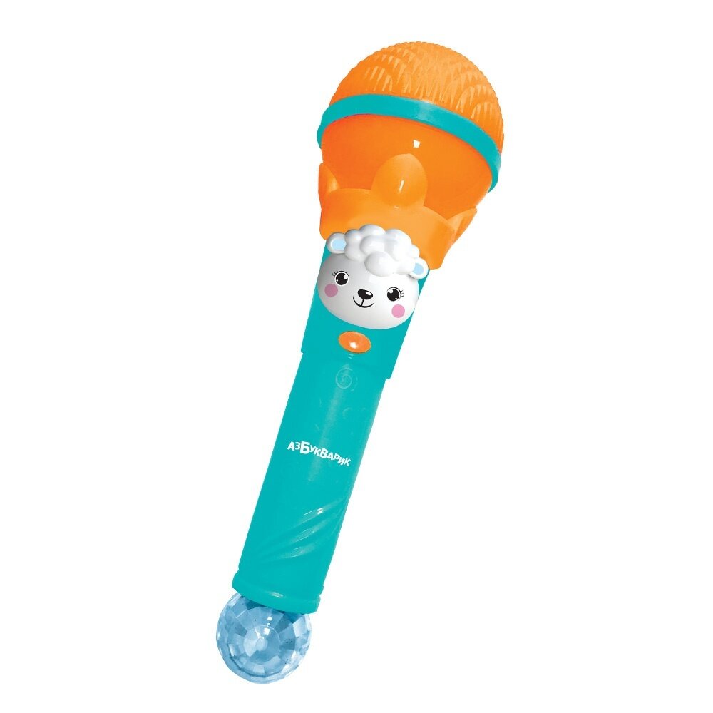 Микрофон Азбукварик Суперхит, Добрые песенки Оранжевый (28453-8)
