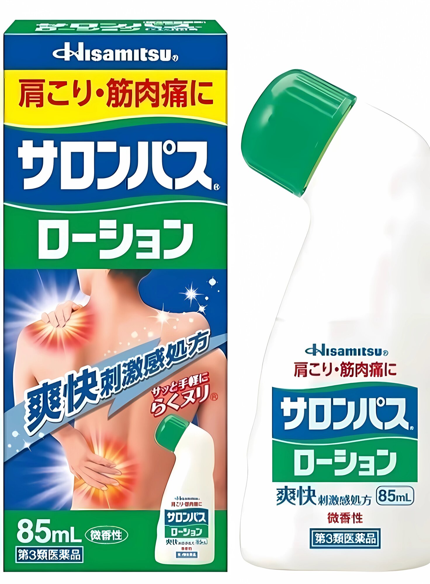 Японский обезболивающий лосьон от боли в мышцах и суставах Hisamitsu, Япония, 85 мл