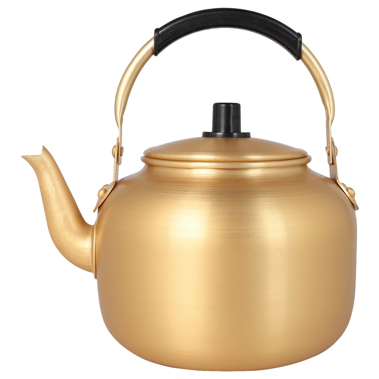 Чайник Домовой Copper 2 л из алюминия золотой цвет, стильный кухонный аксессуар