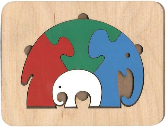 Монтессори "Слоник" 4 детали