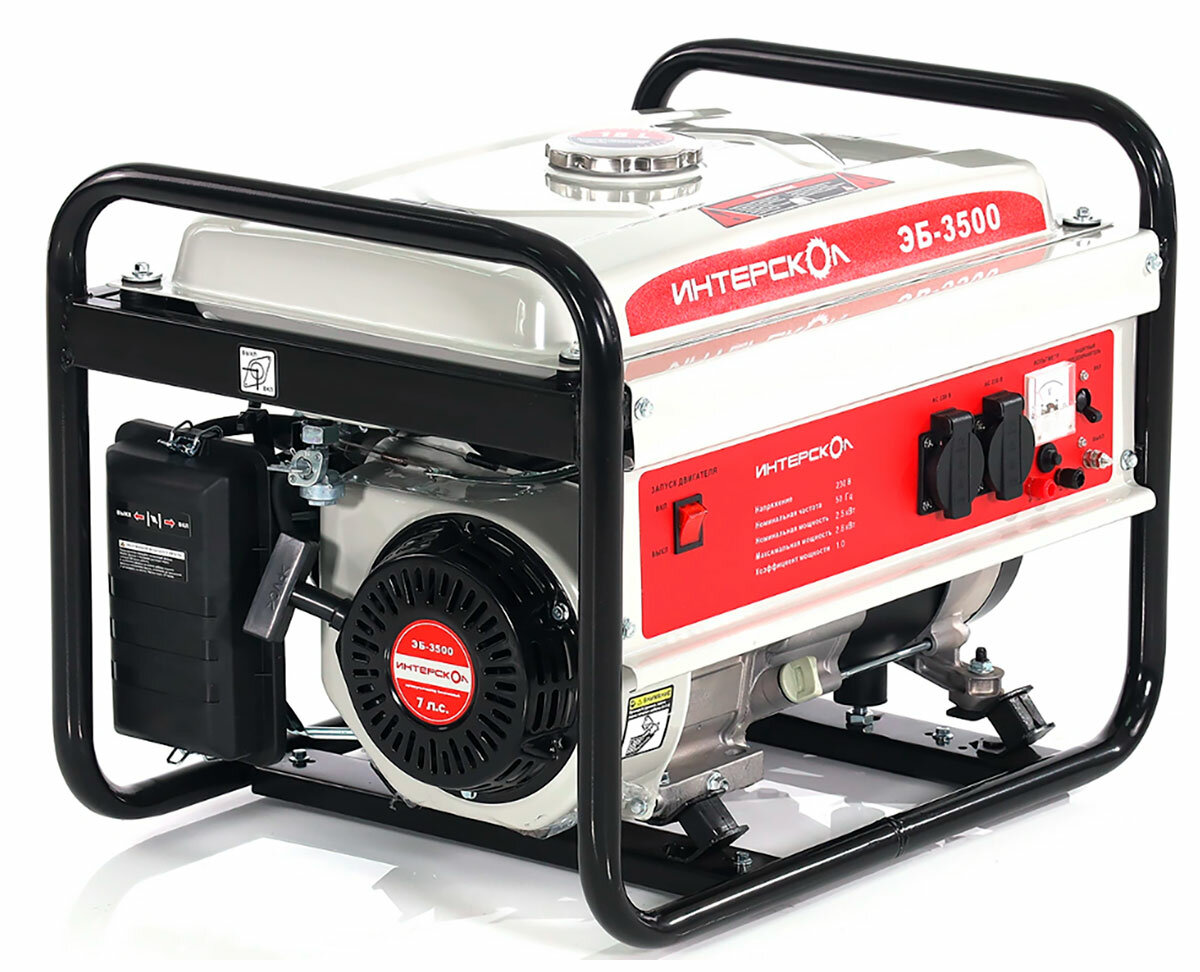 Электростанция бензиновая синхронная Интерскол ЭБ3500 794.0.0.40