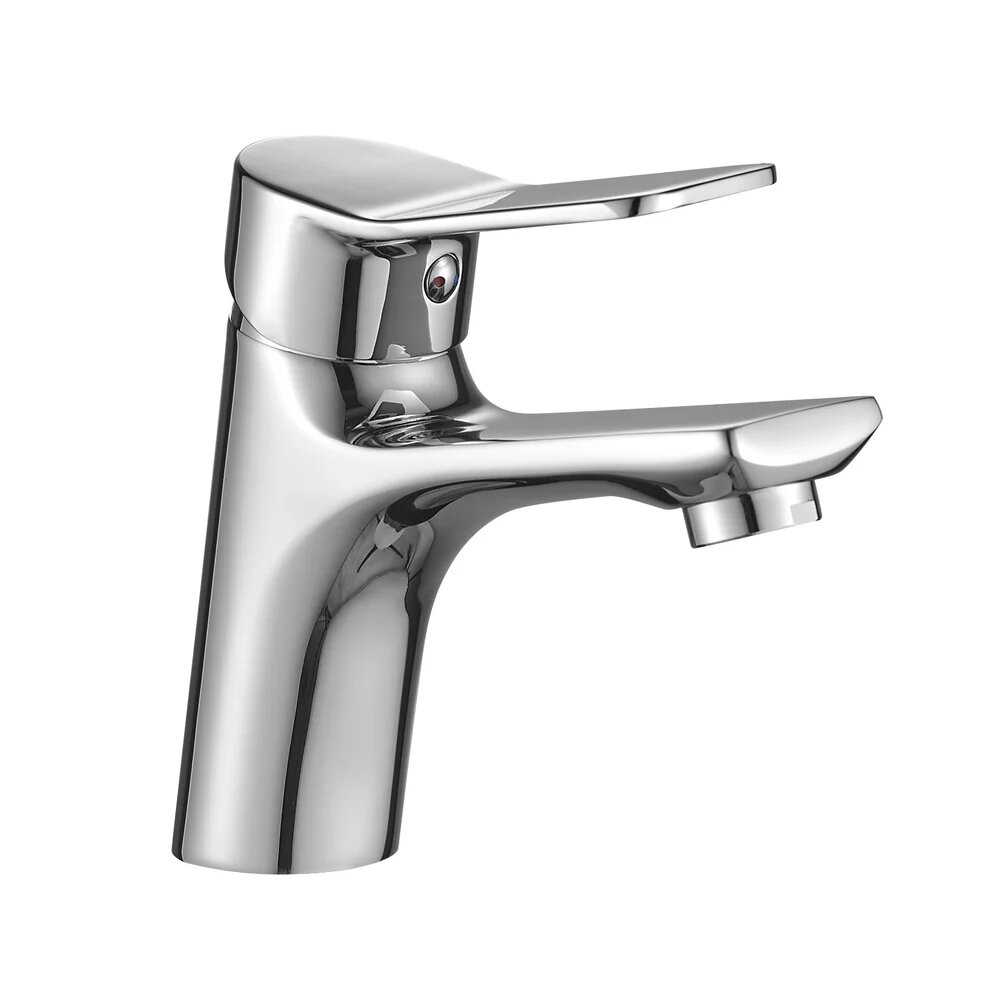 Смеситель для раковины Olive'S Avia AV17100 хром, глянцевый, кран для ванной в раковину, из латуни, рычажный, с керамическим картриджем