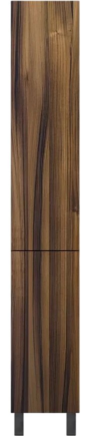 Шкаф-пенал для ванной AM.PM Gem 30 R напольный, 30 см, темное дерево, коричневый, матовый, с дверками