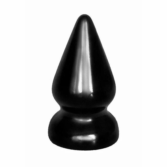 Большая анальная пробка-пирамида «Magnum 0» для фистинга, черный
