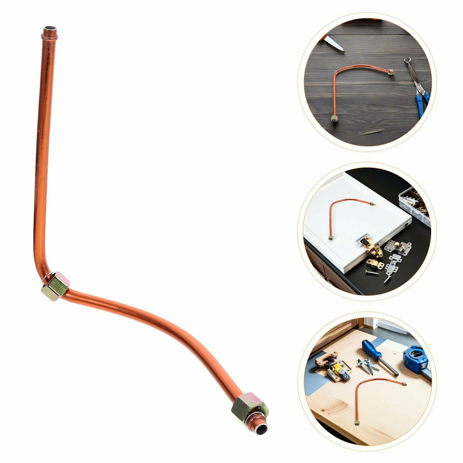 Комплект алюминиевых труб для воздушного компрессора из алюминия с медью, для пневматических систем, 4 шт