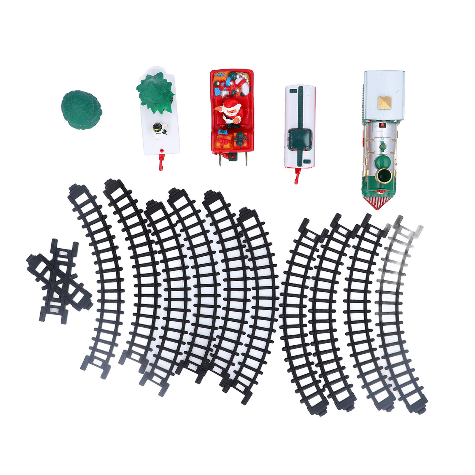 Электрический железнодорожный трек игрушка рождественская тема изысканную мастерство безопасное образовательное автомобильное дорожка для детей для детей