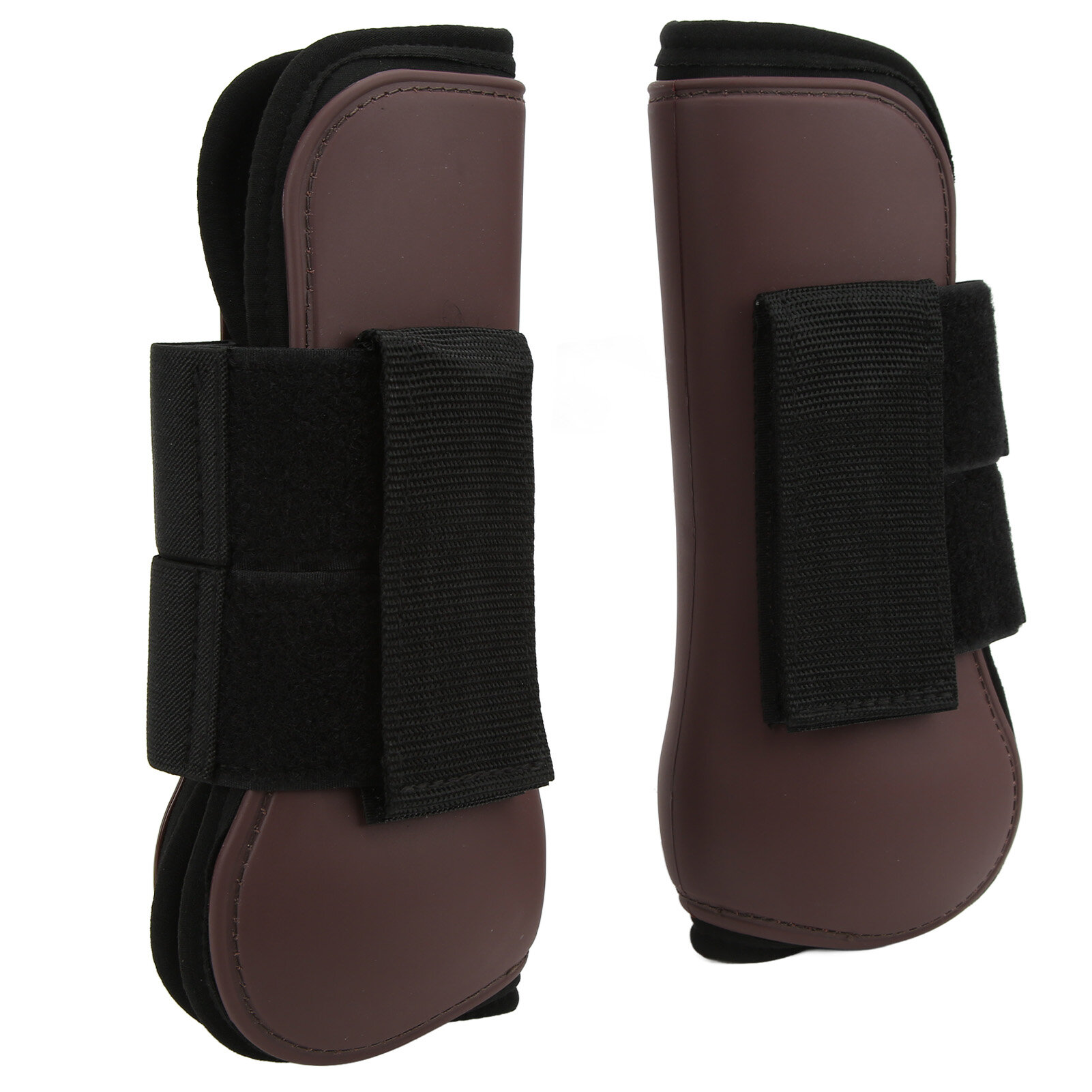 1 пары поддержки лошадей сапоги PU Shell Neoprene защитная лошадь нога для ног для прыжков Huntingbrown Frder Legs M