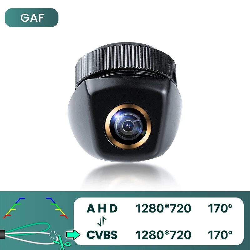 GreenYi 170 ° HD 1080P Автомобильная камера заднего вида для BMW 1/2/3/4/5/6/7 Series CVBS-AHD720P