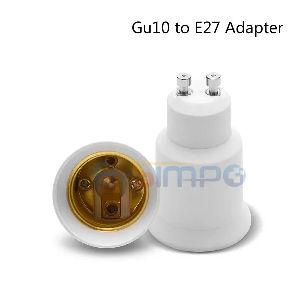 Адаптер GU10 на E27, белый, 2 шт. E-SIMPO