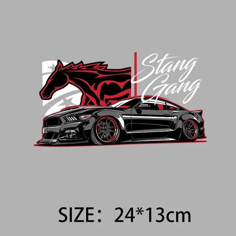 Наклейка Stang Gang, черный, DT436-(06)
