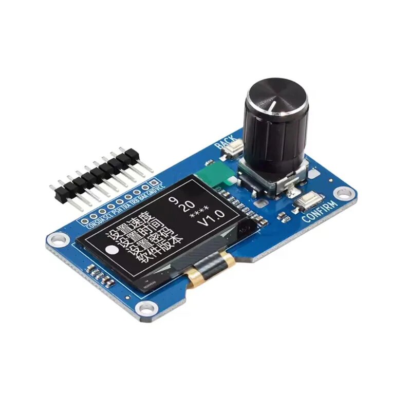 OLED дисплей 1.3" с энкодером для Arduino