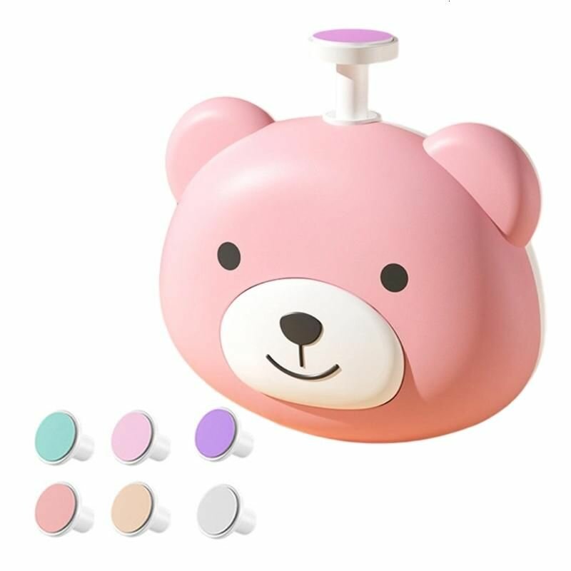 Детская электрическая пилка для ногтей, Розовый