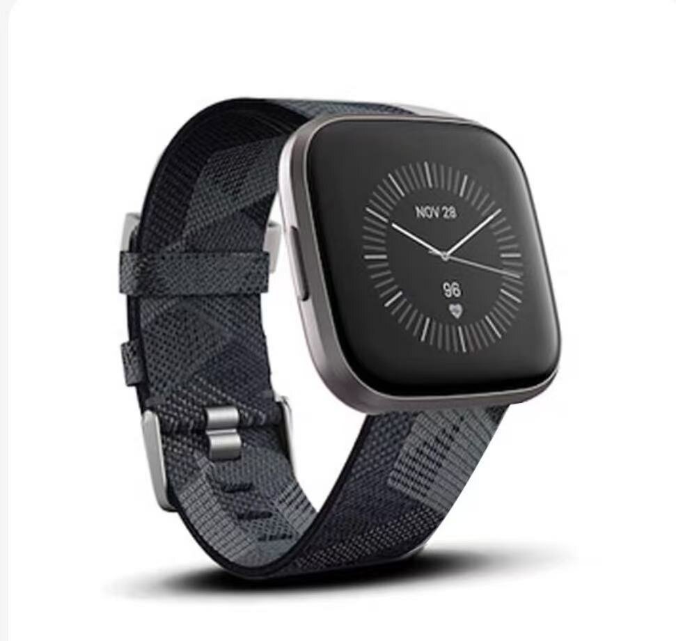 Умные часы Fitbit Versa 2 с функцией обнаружения сна, измерения пульса и фитнес-браслет