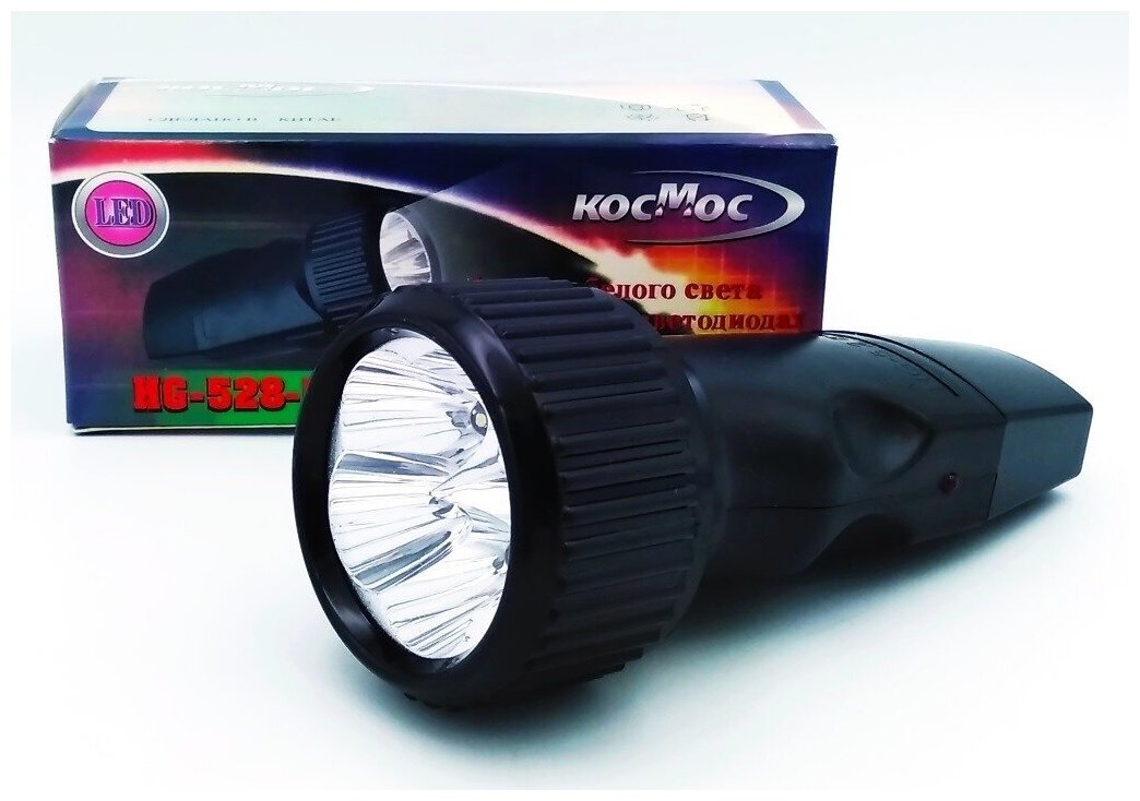 Фонарь светодиодный ручной аккумуляторный св/д5 сеть 528-5, рыбацкий туристический, кемпинговый, походный фонарик, уличный, тактический мощный