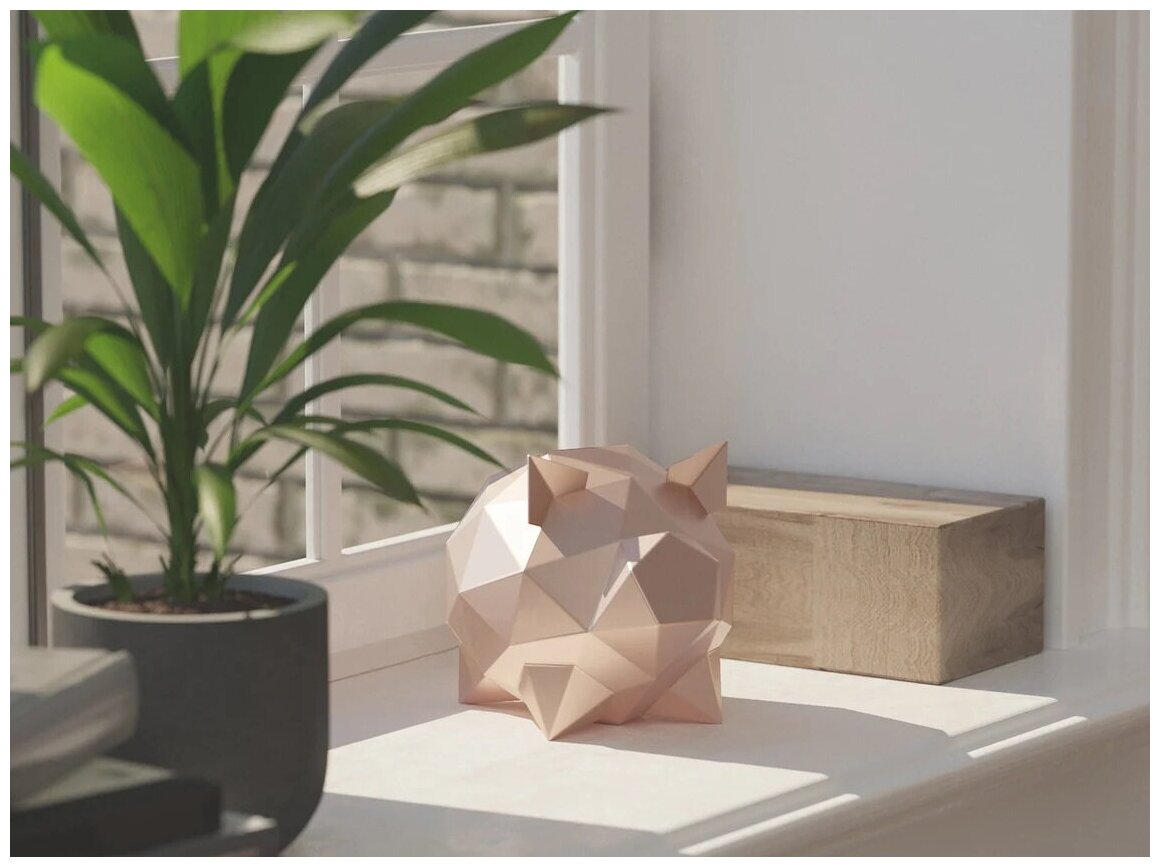 Полигональная фигура Поросенок