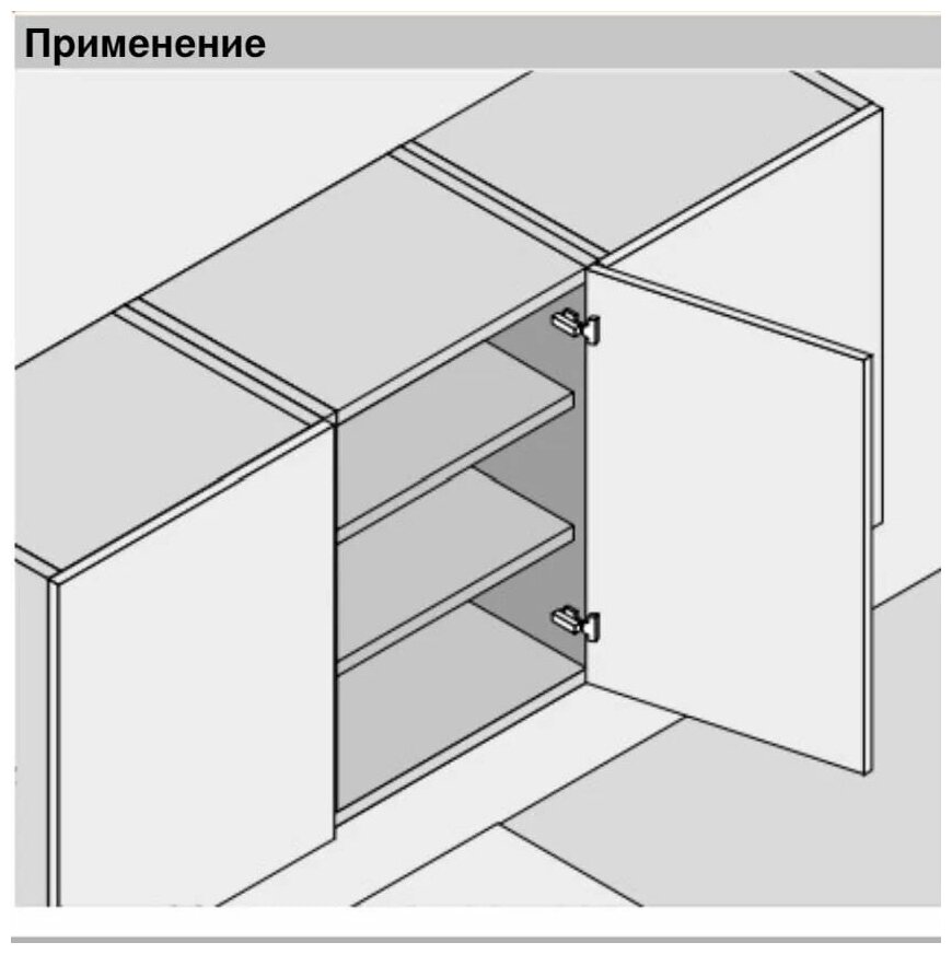 Петля BLUM CLIP TOP BLUMOTION накладная c доводчиком 110 градусов ...