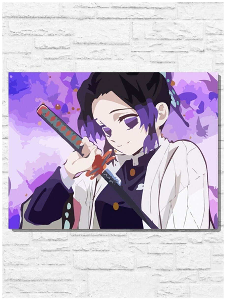 Картина по номерам на холсте игра клинок рассекуающий демонов (Иноске) - 9200 Г 30x40