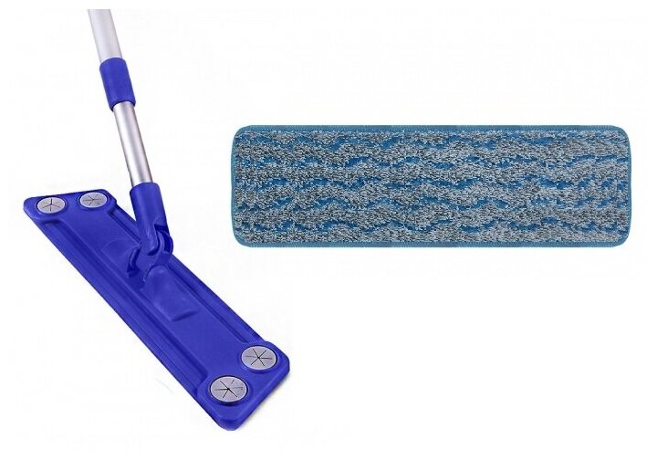Швабра с 1-й насадкой для ламината и паркета