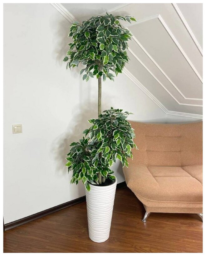 Искусственный фикус/Большое декоративное дерево/Фикус в кашпо 180 см