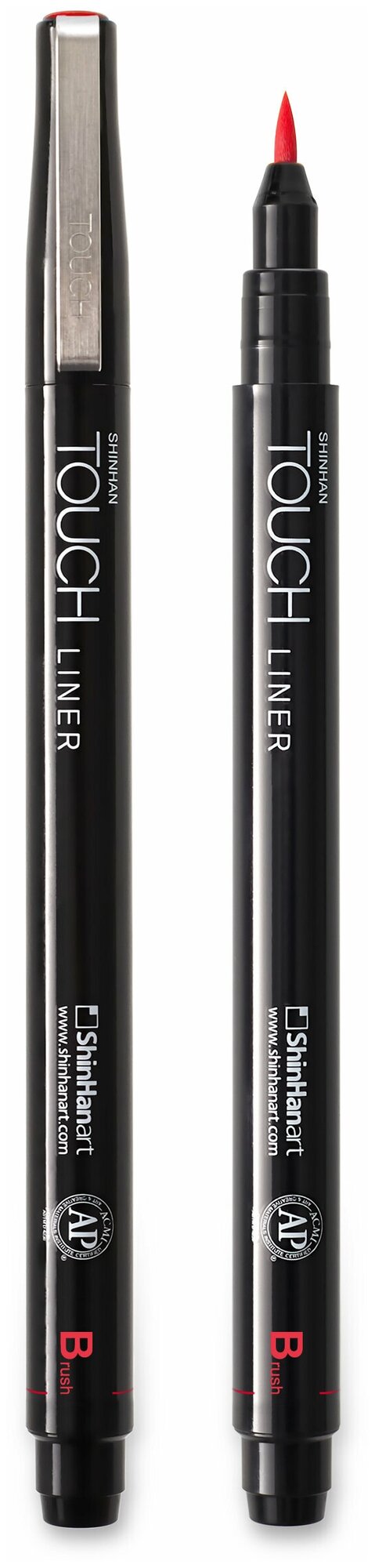 Линер TOUCH LINER Brush кисточка красный