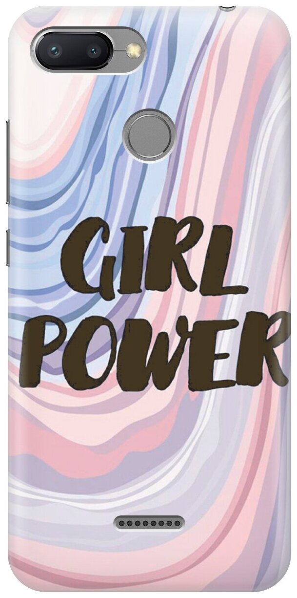 Силиконовый чехол Сила девочек! на Xiaomi Redmi 6 / Сяоми Редми 6
