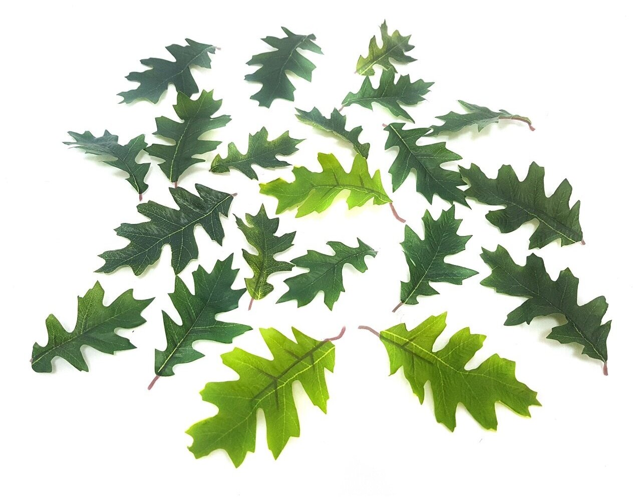 Искусственные листья Holodilova, латекс, зеленые, длина 14см, ширина 8см