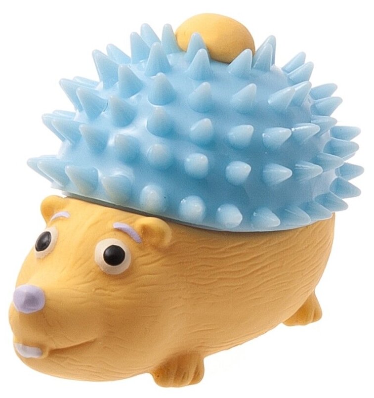 Игрушка (ZooOne) латекс L-424 Ёжик в шапке из TPR 10 см