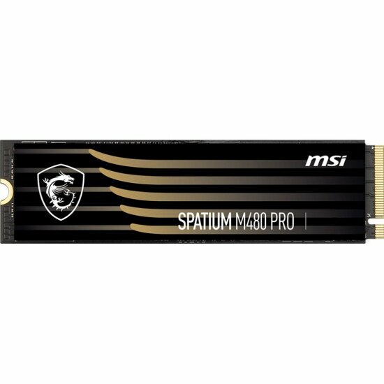 SSD диск Msi Spatium M480 PRO, 4000GB, M.2 2280, PCIe 4.0 x4 (S78-440R050-P83)