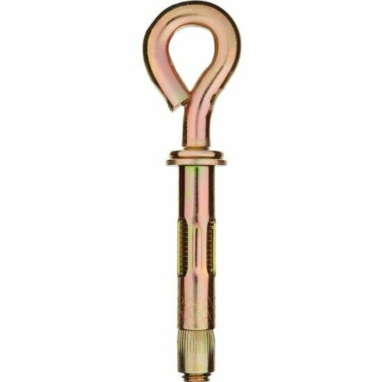 Болт анкерный с кольцом Зубр 12 x 70 мм, 25 шт, желтопассивированный, Профессионал 302392-12-070