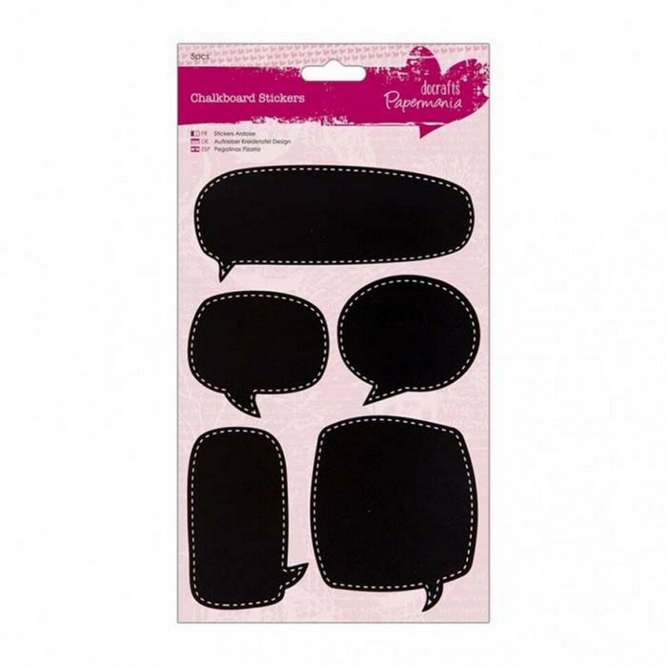 Docrafts PMA355404 Наклейки Напиши слова мелом, цвет Черный