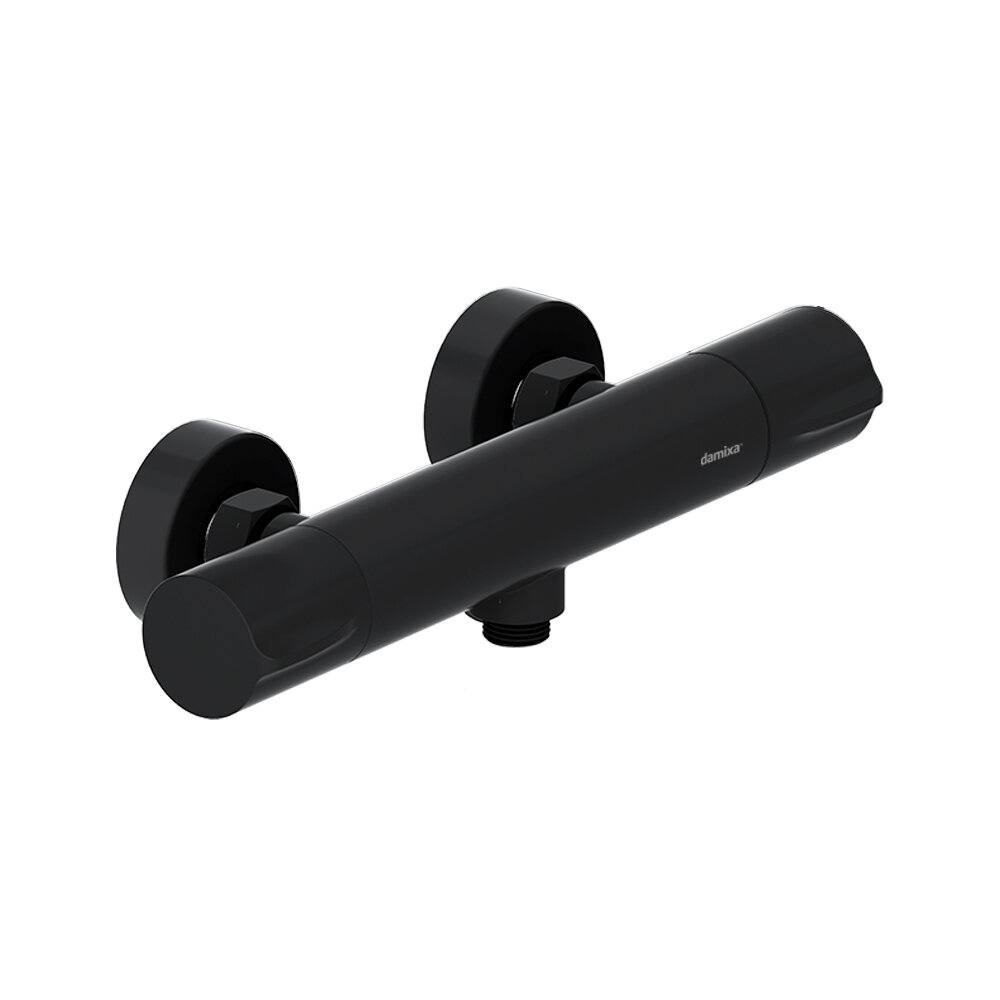 Смеситель для душа Damixa Scandi Start, черный, термостатический