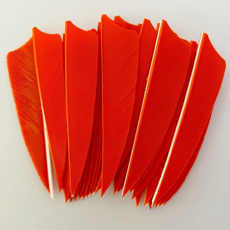 Правые перья для стрел 3 дюйма 50 шт Оранжевый, Orange